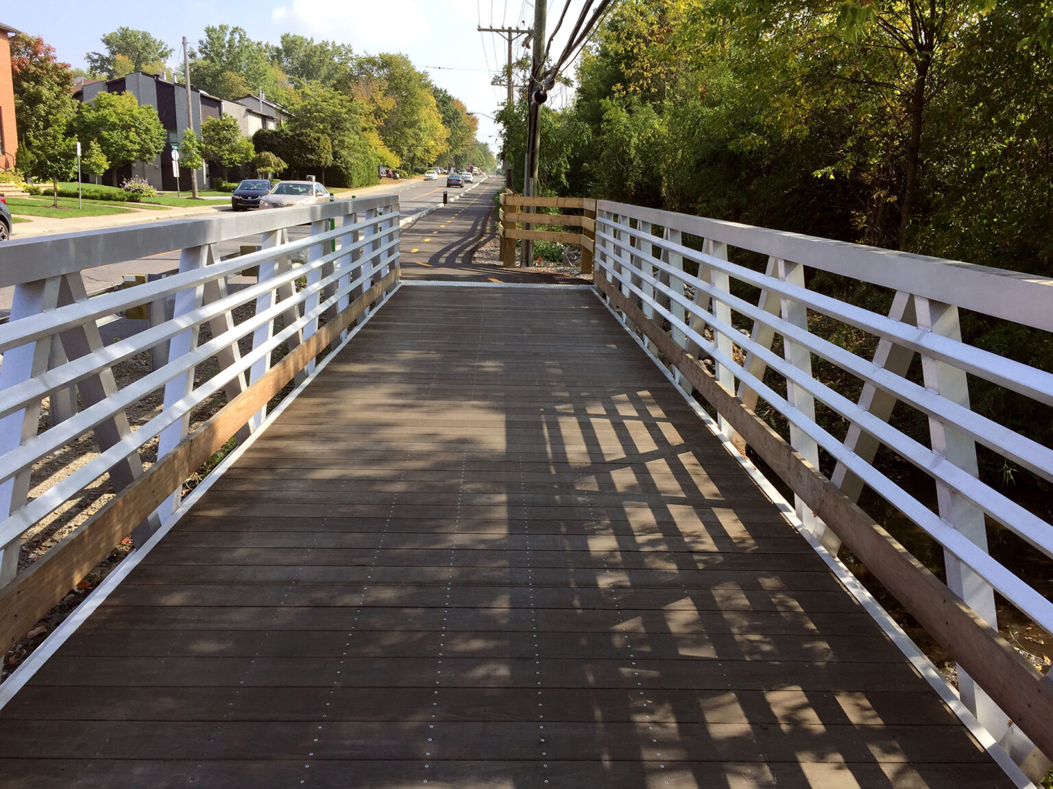 Elm Ave Bike Path Custom Pedestrian Bridge Project | MAADI