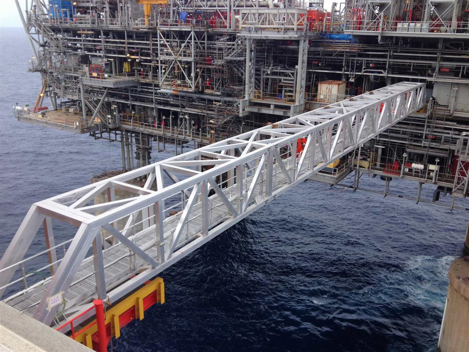 Offshore Platform Custom Pedestrian Bridge Project | MAADI