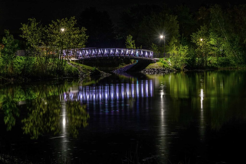 Durable Aluminum Pedestrian Bridge Installed in Waterloo